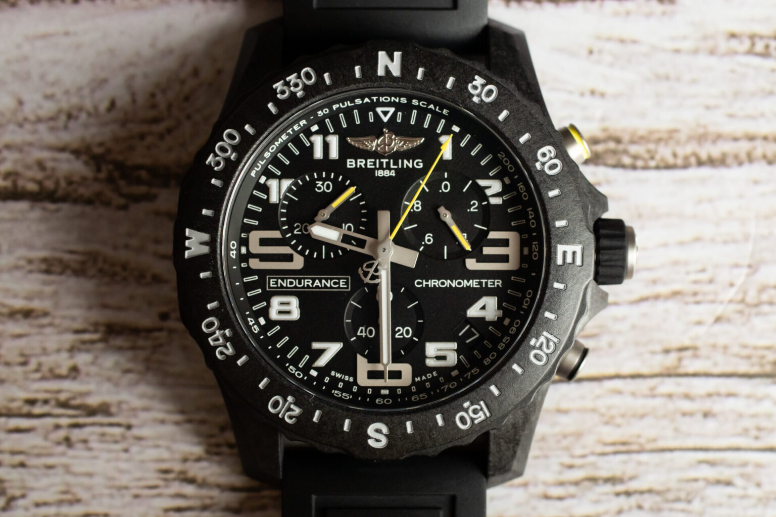 Pre-owned Breitling Endurance Pro 44 Black Dial X82310